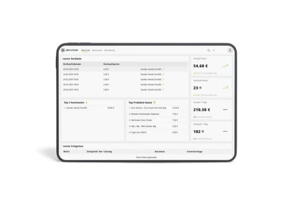 Senvend UX700 I Zahlterminal Snackautomaten I PK Automaten GmbH